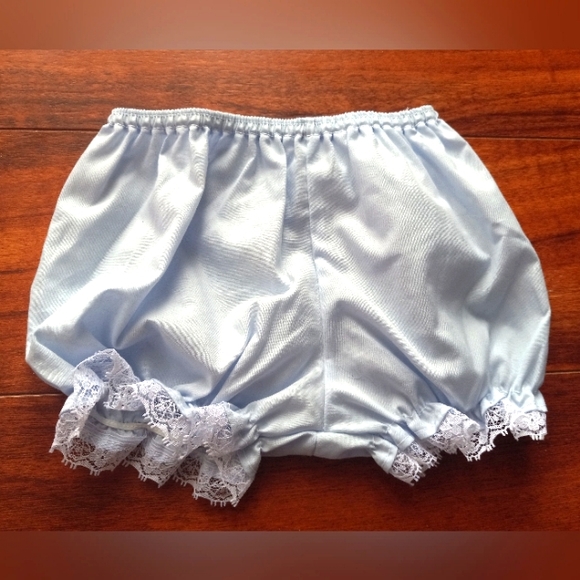 Bottoms | Vintage Light Blue Lace Bloomers | Poshmark